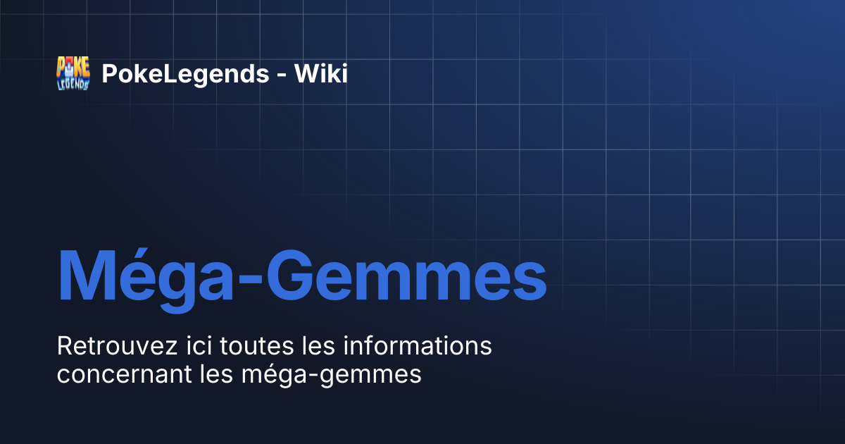 Qu’Est-Ce Que Les Méga-Gemmes – Méga Gemmes 6Ème Génération – FYNSR